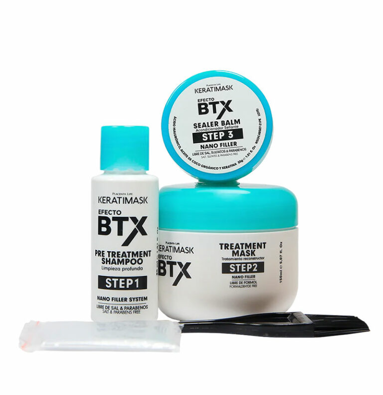 Kit tratamiento reconstructor efecto botox BTX KERATIMASK de BE NATURAL ...